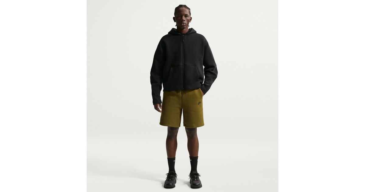 Nike Tech Fleece Shorts in Black for Men | Lyst