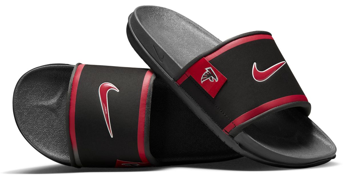 Nike Offcourt (Atlanta Falcons) Offcourt Slides in Black for Men | Lyst