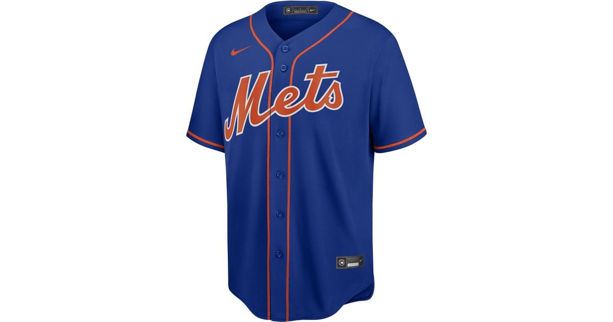 Nike Mlb New York Mets Replica Baseball Jersey in Blue for Men | Lyst