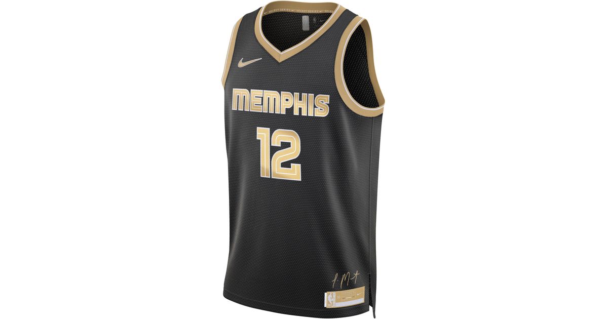 Nike Ja Morant Memphis Grizzlies 2024 Select Series ' Dri-Fit Nba Swingman Jersey in Black for ...