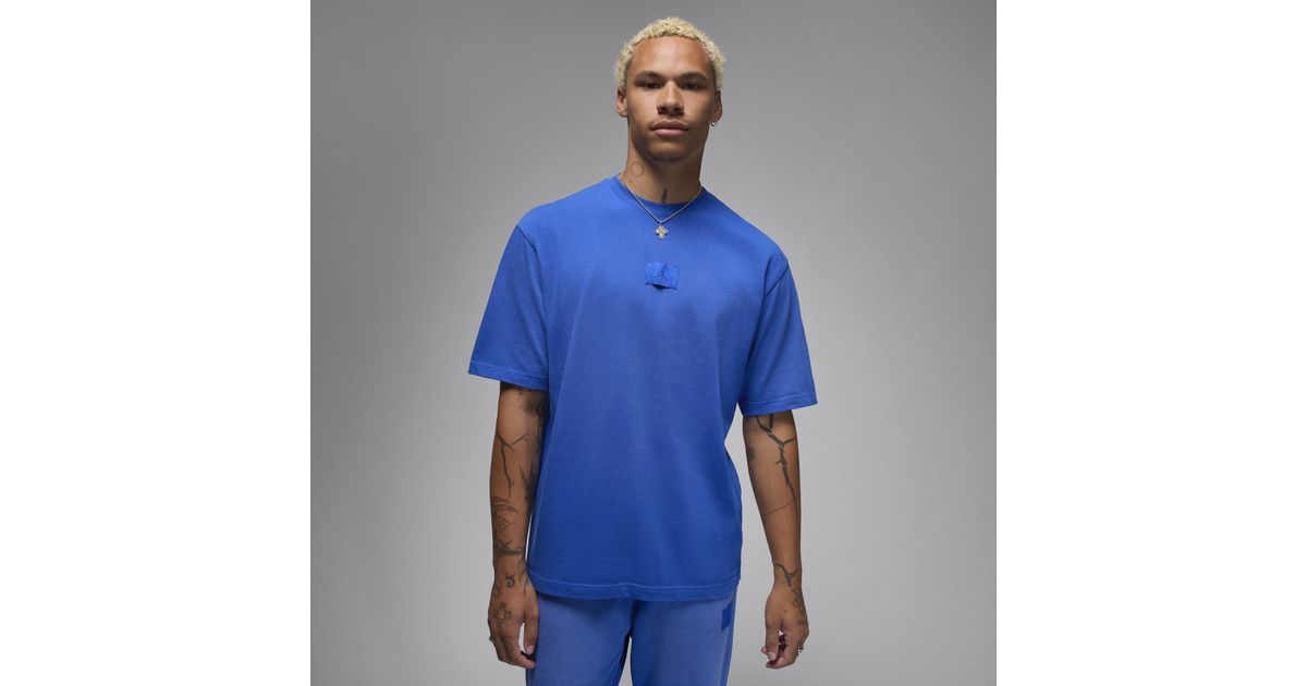 Nike Flight Essentials 85 Washed T-Shirt in Blue for Men | Lyst