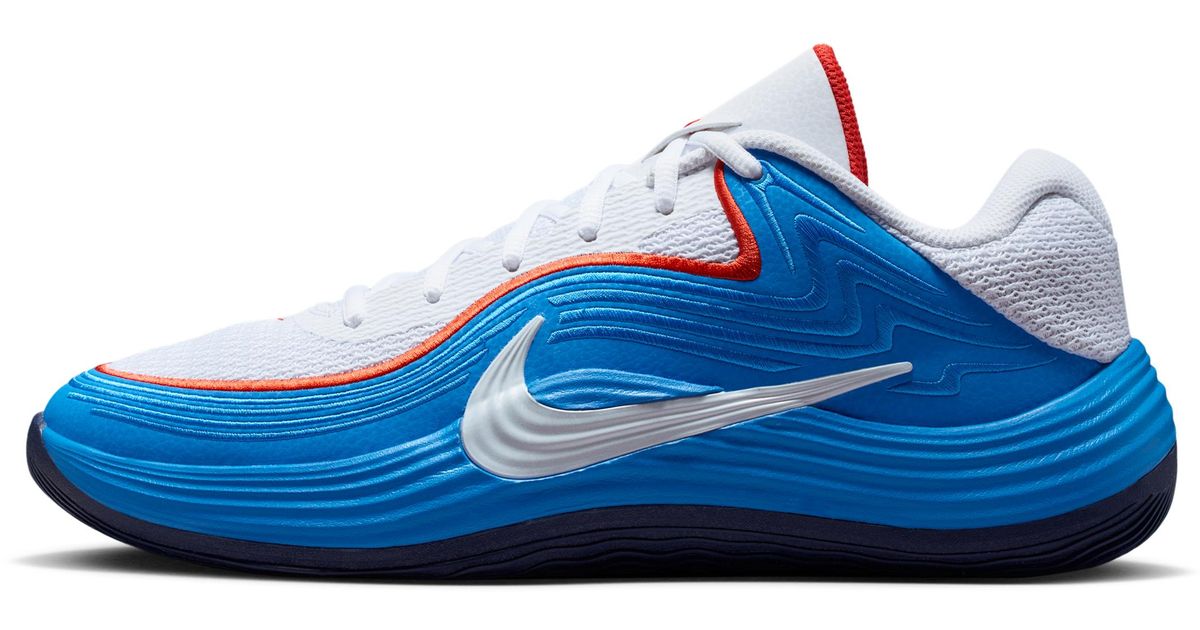 Nike Precision 8 Low Basketball Shoes in Blue for Men | Lyst