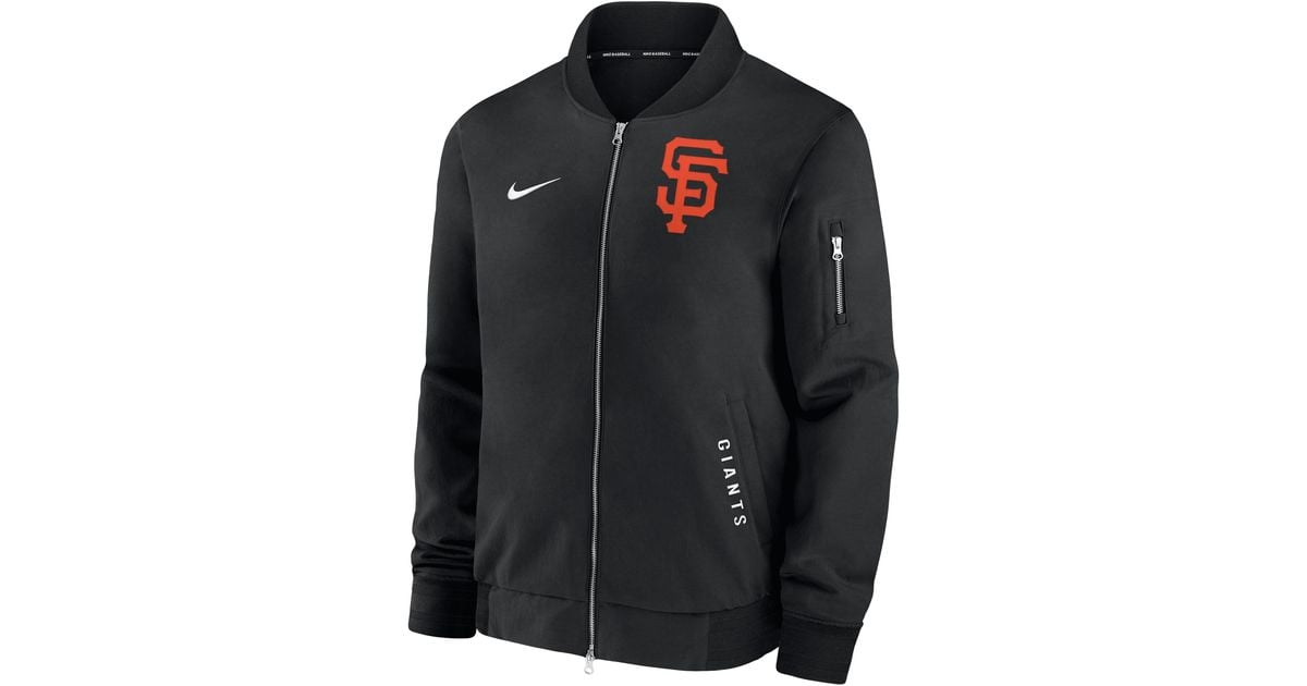 Nike San Francisco Giants Authentic Collection Dugout Mlb Full-Zip ...