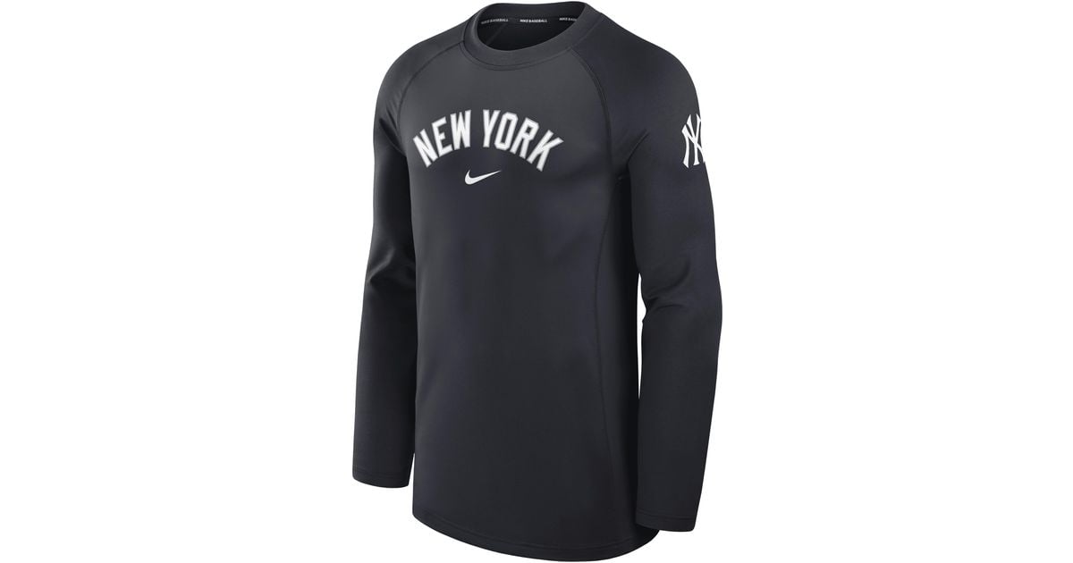 Nike New York Yankees Authentic Collection Game Time Dri-fit Mlb Long ...
