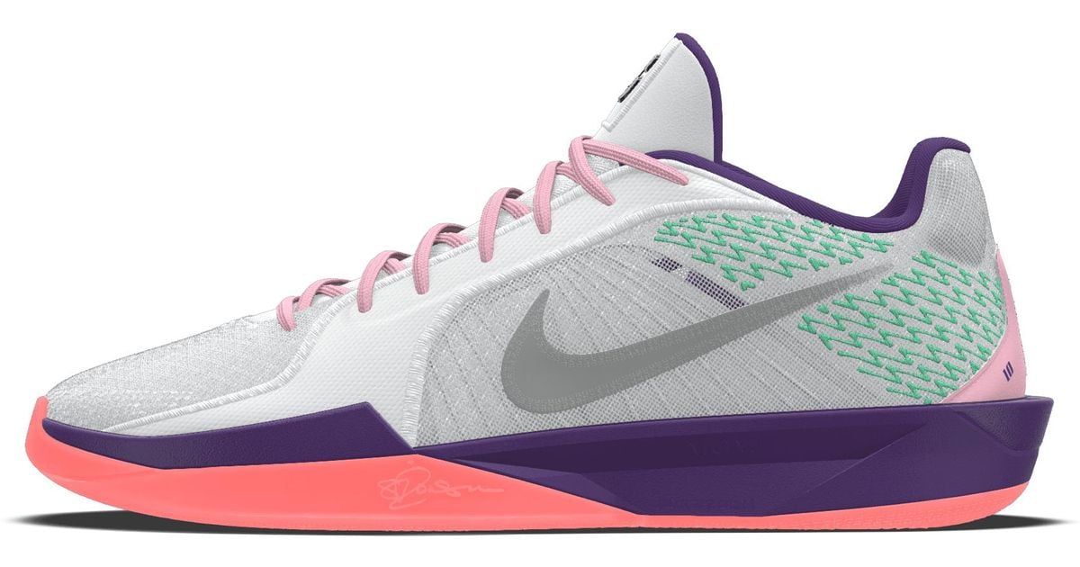 Nike Sabrina 2 By You Custom Basketball Shoes in White | Lyst