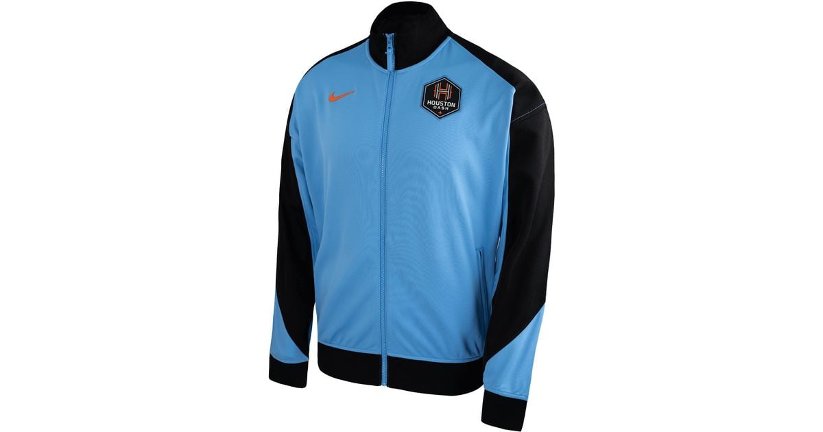 Nike Houston Dash Nwsl Anthem Jacket in Blue | Lyst