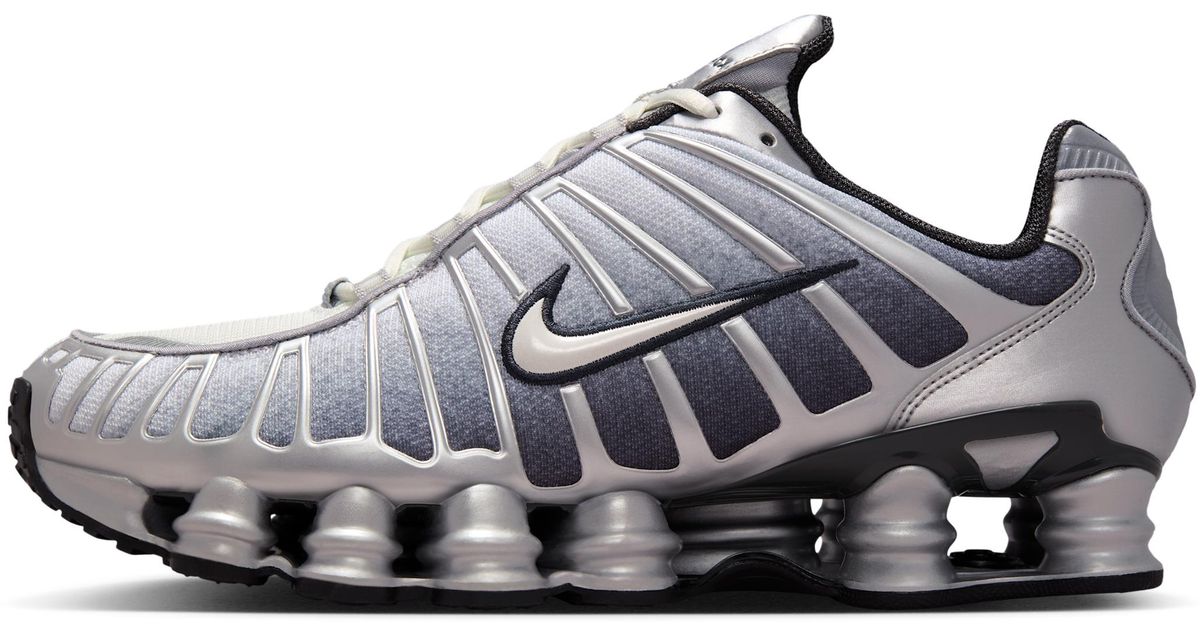 Nike Shox Tl Shoes With Reflective Accents in Blue for Men | Lyst