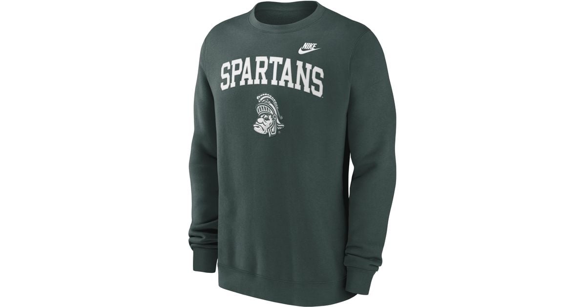 Nike Michigan State Spartans Legacy Classic Arch Over Logo College ...