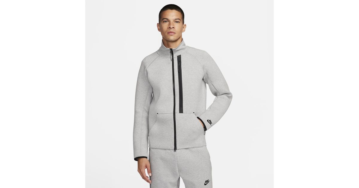 Nike Sportswear Tech Fleece Og Slim-fit Jacket in Grey for Men | Lyst ...
