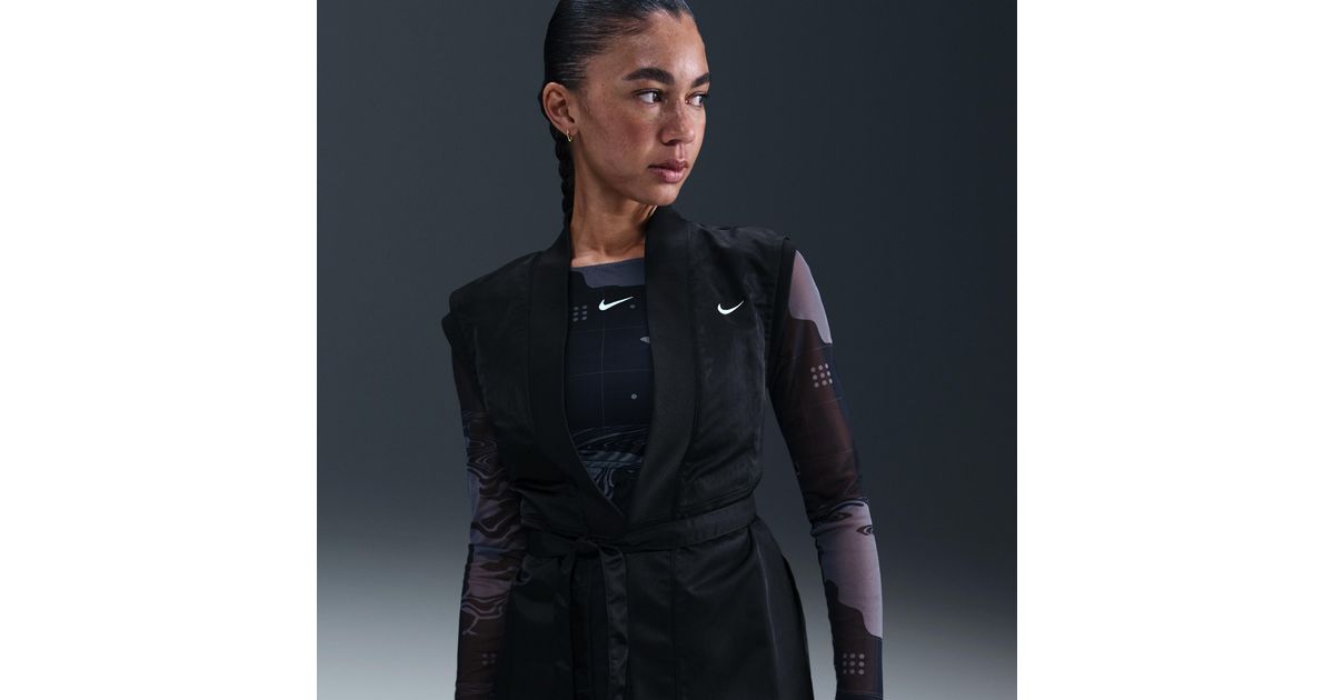 Nike Serena Williams Design Crew Wrap Top in Blue | Lyst
