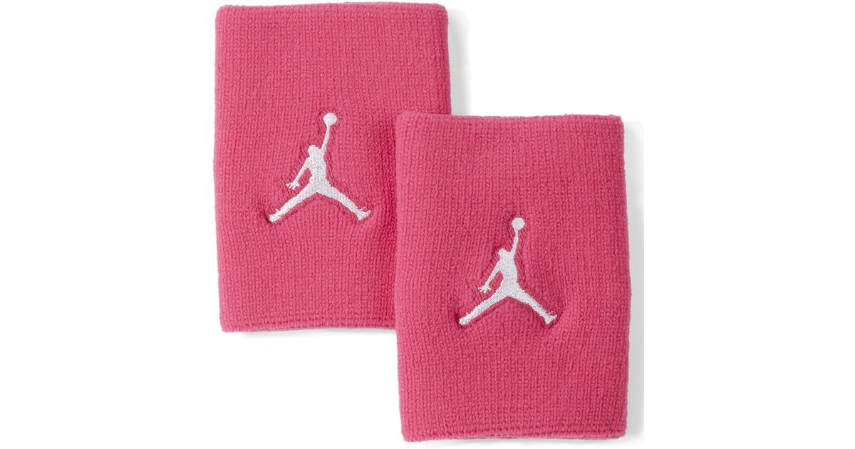 Nike Jordan Jumpman Wristbands In Pink, | Lyst