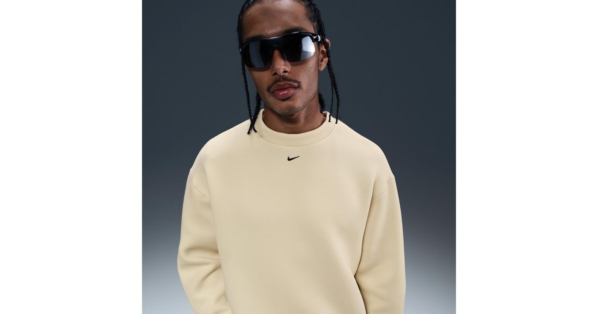 Nike Tech Fleece Crew in Blue for Men | Lyst