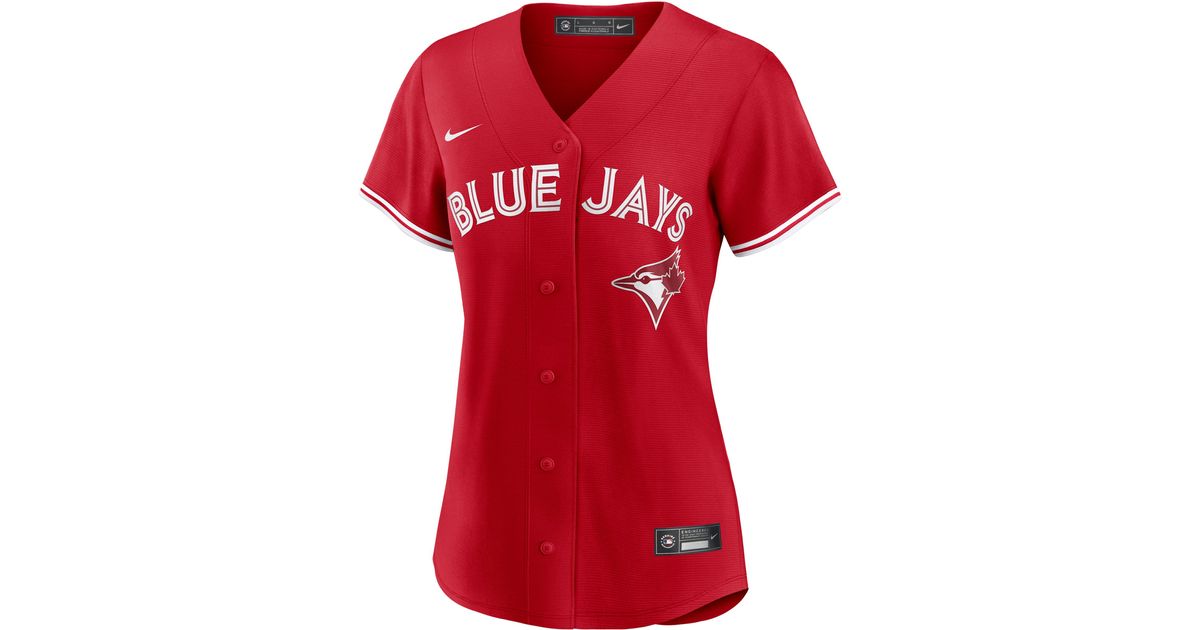 Nike Toronto Jays Canada Day Mlb Replica Jersey in Red | Lyst