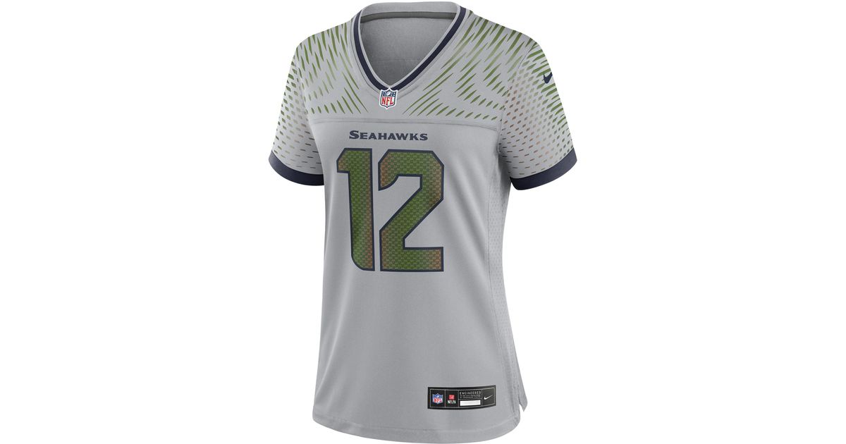Nike 12S Seattle Seahawks Rivalries Collection Womenâ Nfl Game Jersey ...