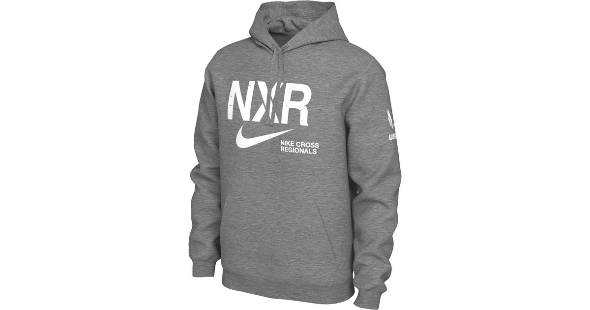 Nike 2024 Nxr Running Hoodie in Gray for Men | Lyst
