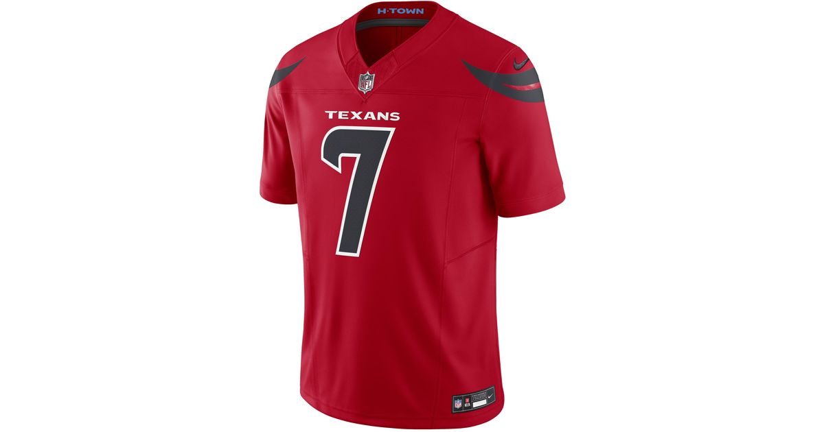 Nike C.j. Stroud Houston Texans Dri-fit Nfl Limited Football Jersey in Red for Men | Lyst