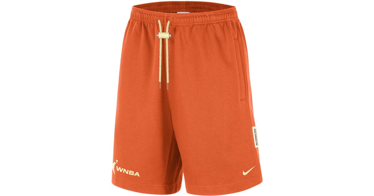Nike Wnba Standard Issue Basketball Shorts in Orange for Men | Lyst
