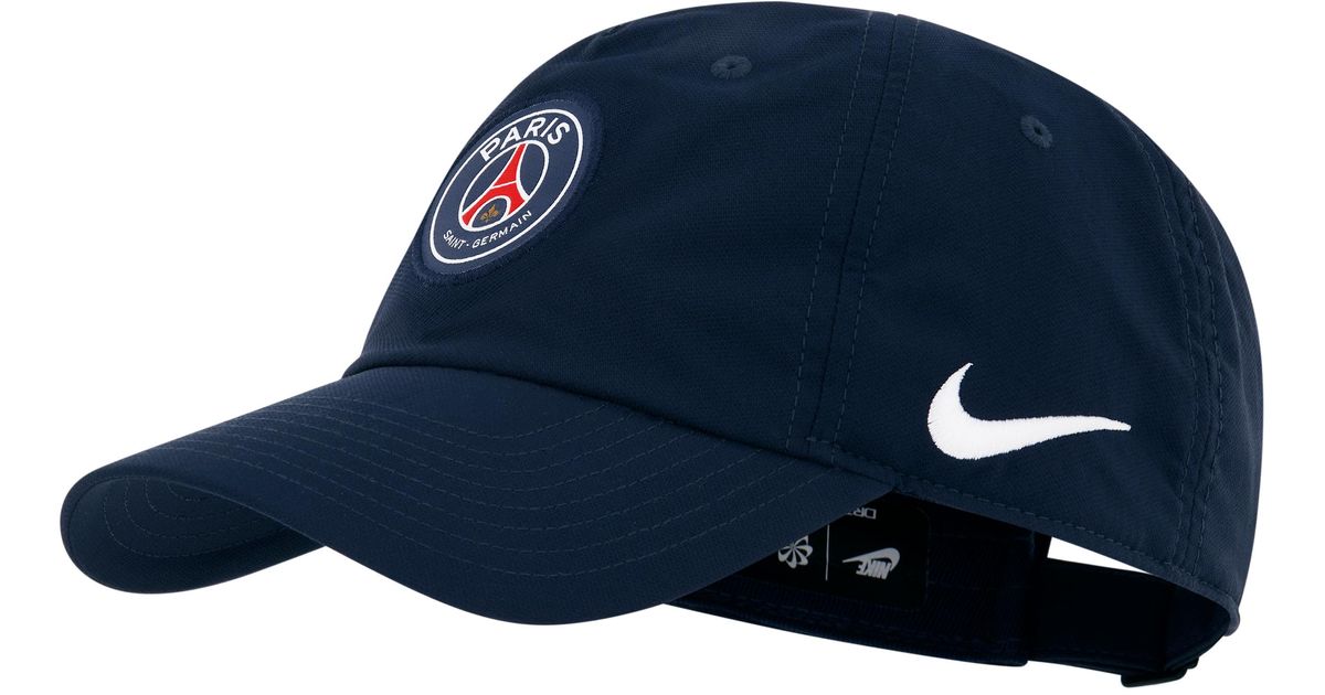 Nike Paris Saint-Germain Club Soccer Adjustable Cap in Blue | Lyst
