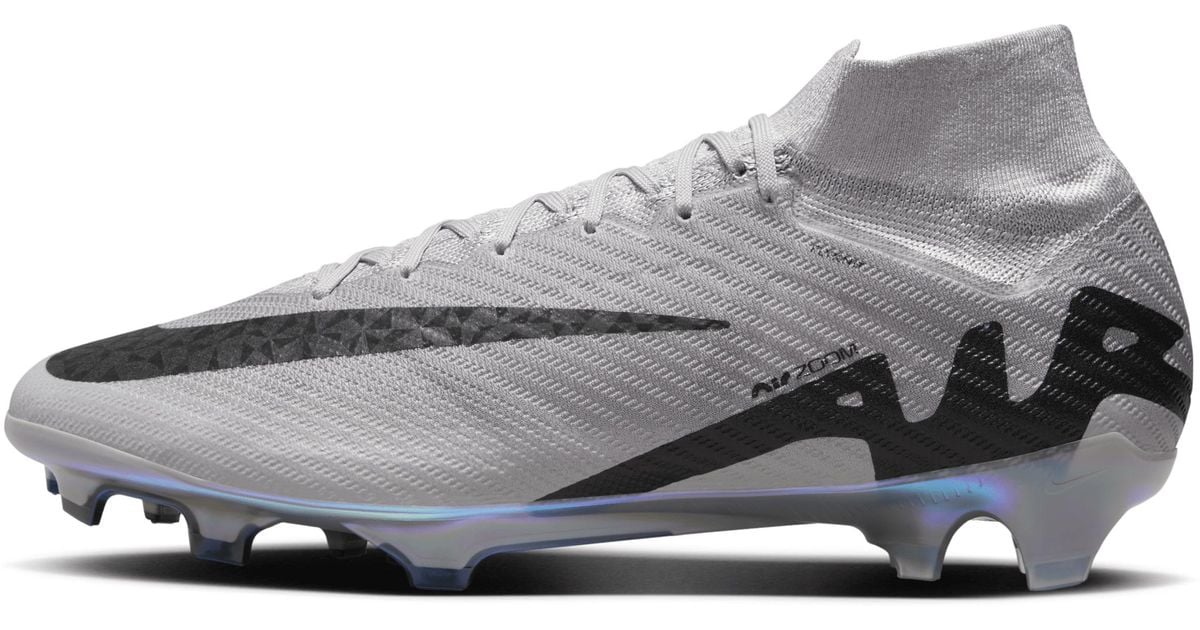Nike Mercurial Superfly 9 Elite Fg High-top Soccer Cleats in Gray for ...