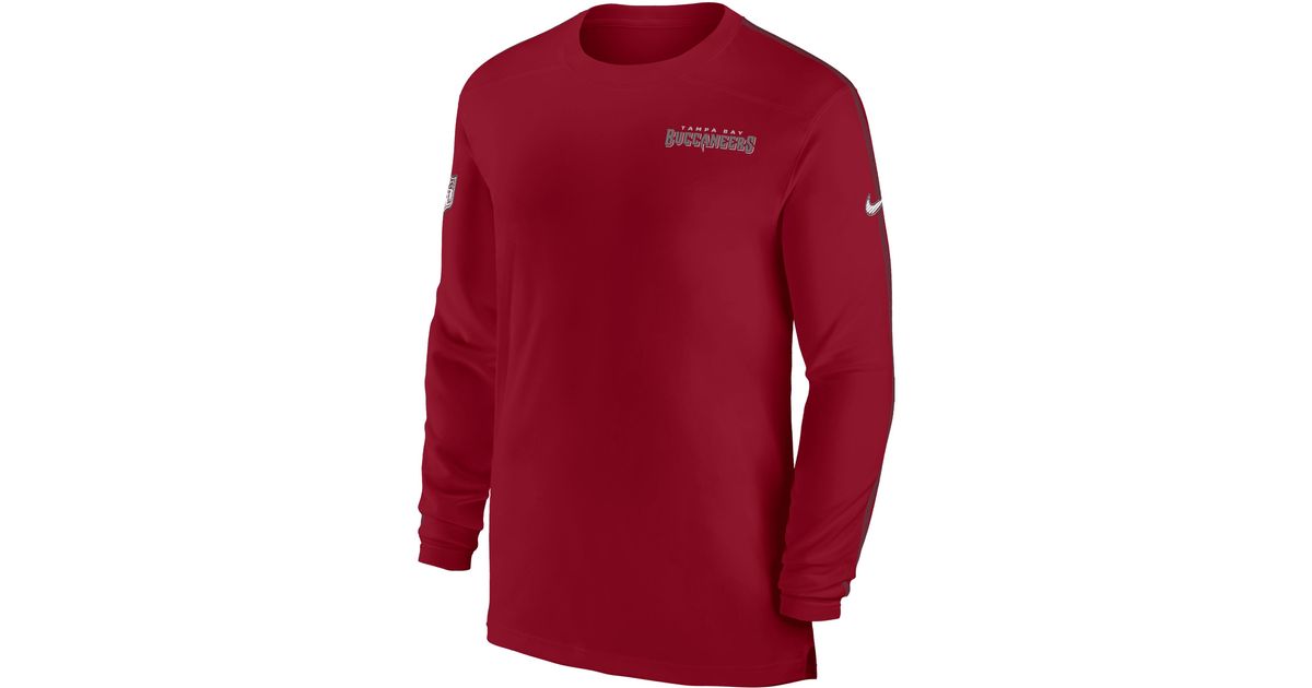 Nike Washington Commanders Sideline Coach Dri-fit Nfl Long-sleeve Top in Red for Men | Lyst