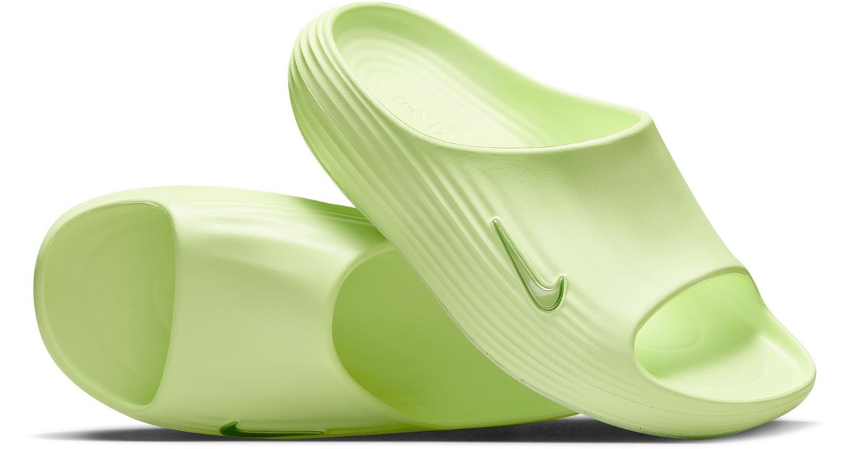 Nike Reactx Rejuven8 Slides in Green for Men | Lyst
