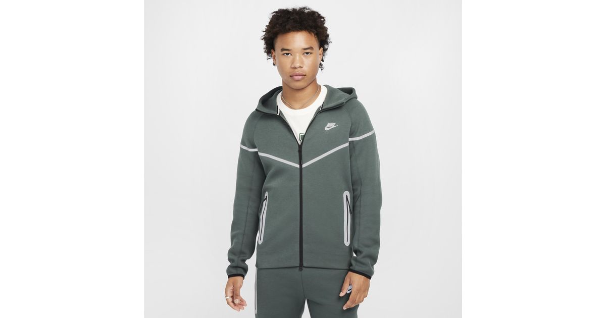 Nike 'Tech Windrunner Reflective Details Fleece Full-Zip Jacket in ...