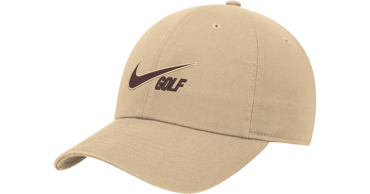 Nike Club Adjustable Golf Cap in Natural for Men | Lyst