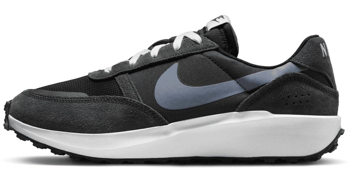 Nike Waffle Nav Shoes in Black for Men | Lyst