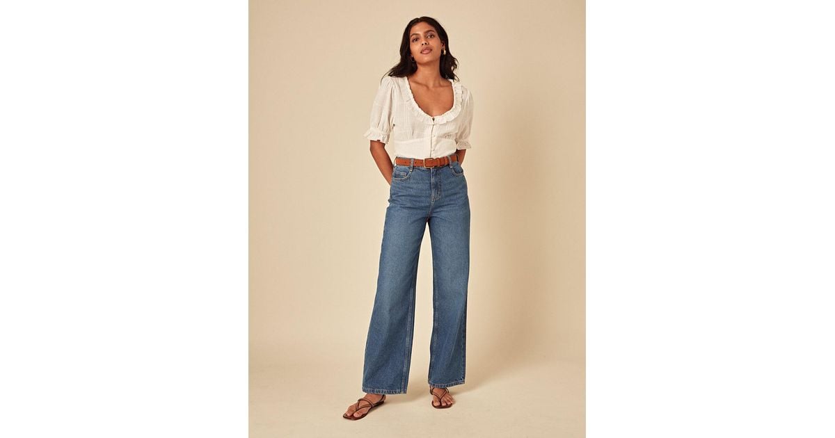 Nobody's Child High Rise Wide Leg Jeans in Blue | Lyst UK