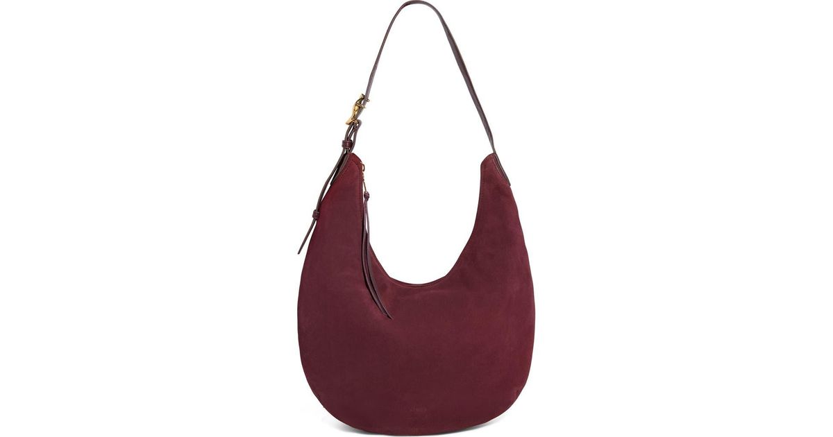 Aimee Kestenberg Large Unity Suede Hobo Bag in Purple | Lyst