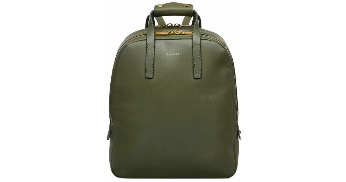 Radley Dukes Place Zip Around Backpack in Green | Lyst