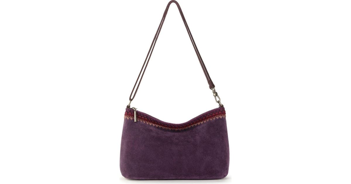 The Sak Lumi Covertible Crossbody Leather Bag in Purple | Lyst