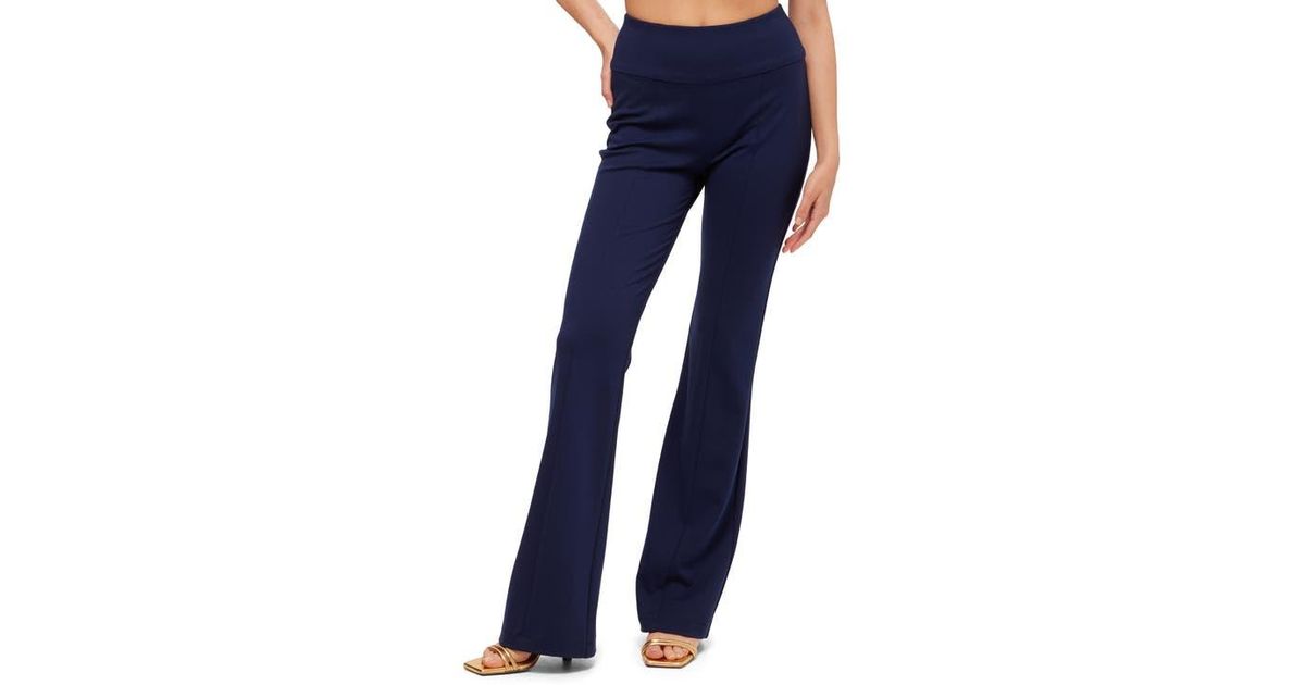 Trina Turk Ponte Flare Leg Becker Pant in Blue | Lyst