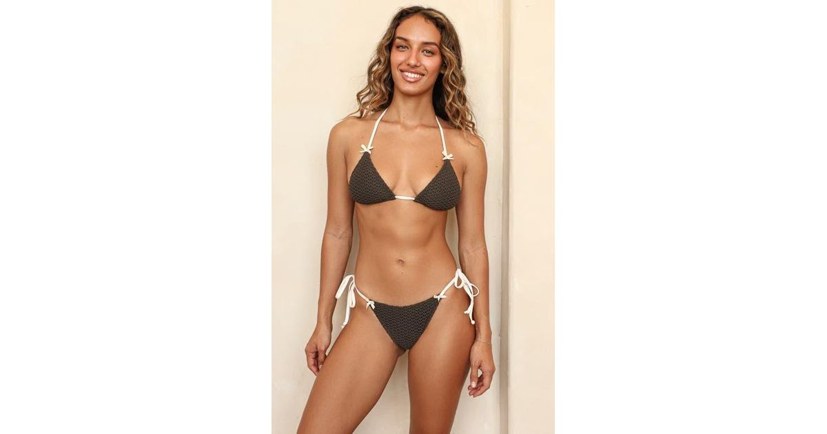 Dippin' Daisy's Bondi Cheeky Bikini Bottom in Natural | Lyst