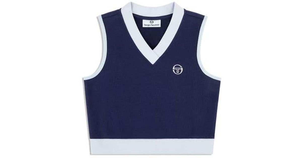 Sergio Tacchini Aida Tank in Blue | Lyst