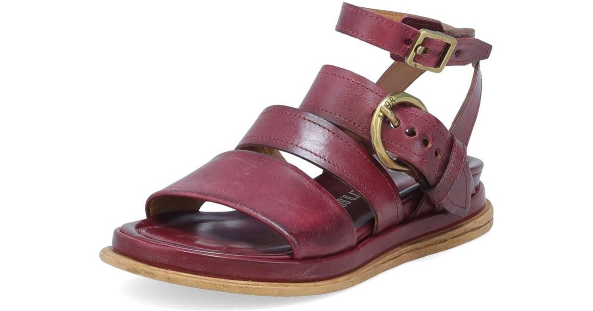 A.s.98 Stiles Ankle Strap Sandal in Brown | Lyst