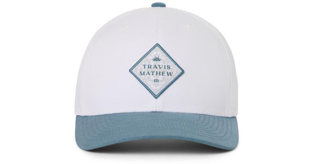Travis Mathew Base Fare Trucker Hat in Gray for Men | Lyst
