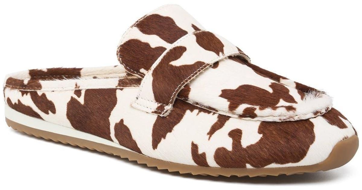 J/Slides Paula Leather Mule in Brown | Lyst
