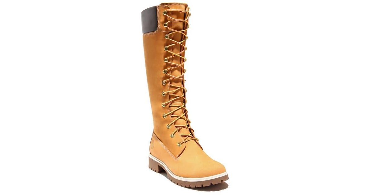 Timberland Premium 14-Inch Lace-Up Waterproof Boot | Lyst