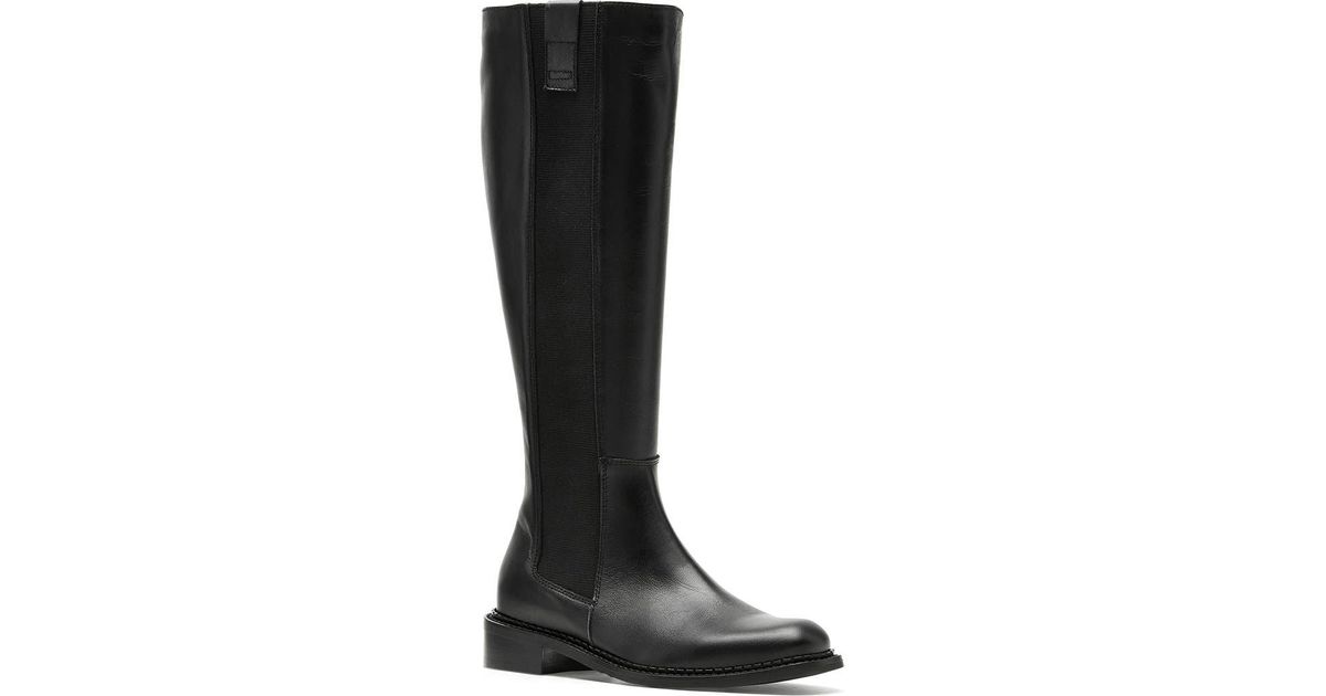 La Canadienne Story City Dry Waterproof Knee High Chelsea Boot in Black ...