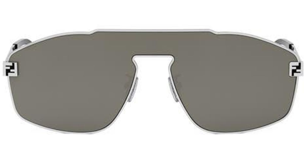 Fendi Sky Mask Sunglasses in Gray for Men | Lyst