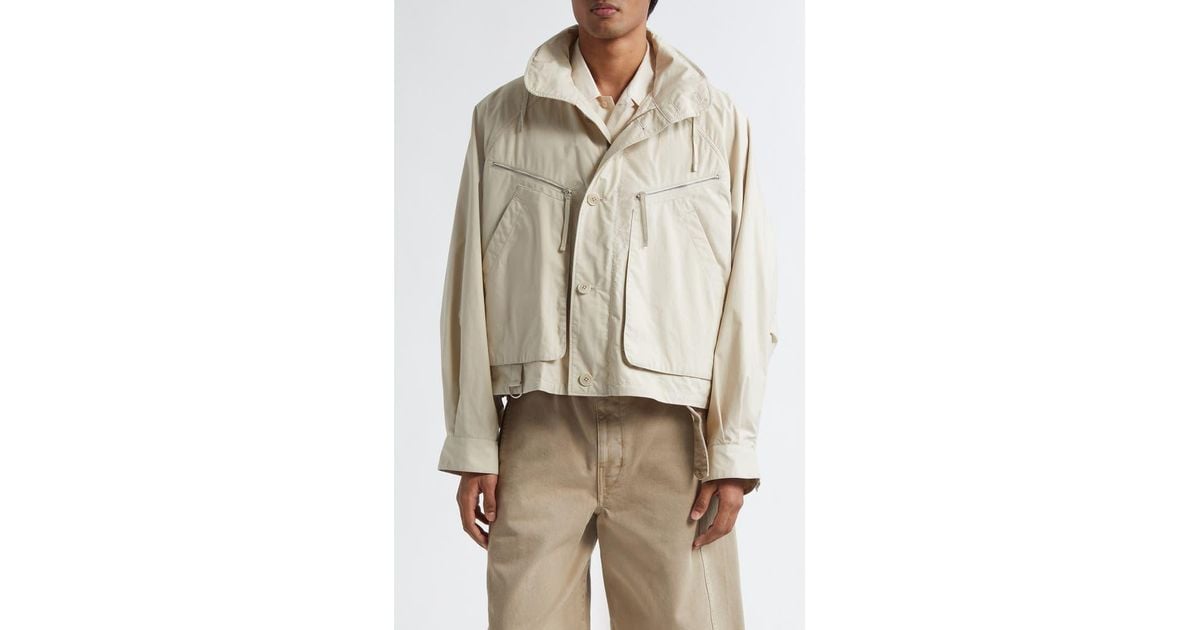 Lemaire Parachute Blouson Jacket in Natural for Men | Lyst