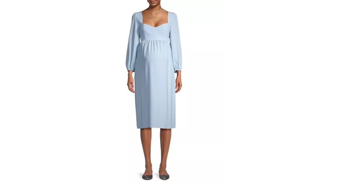 EMILIA GEORGE Sophie Dress in Blue | Lyst
