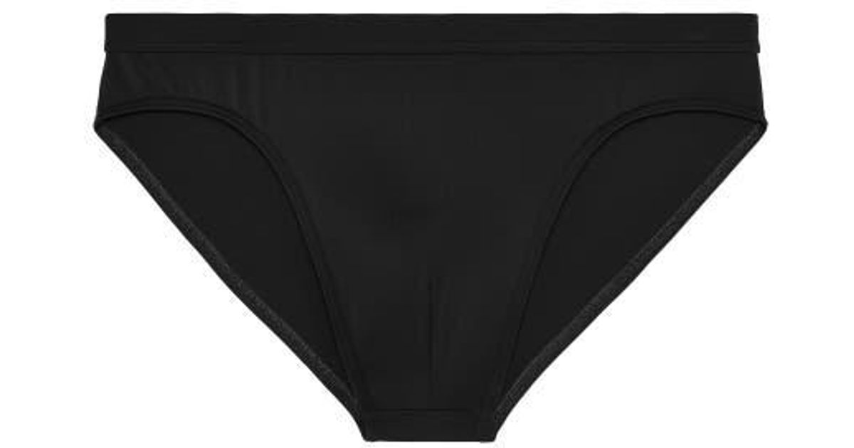 Hom Sea Life Swim Mini Brief in Black for Men | Lyst