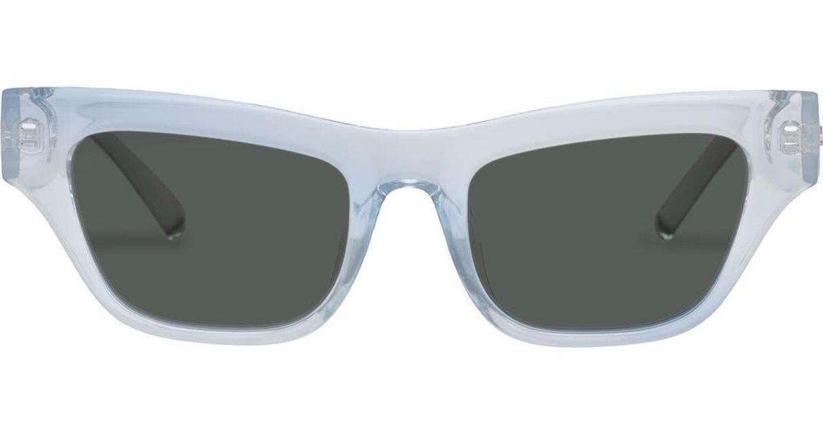 Le Specs Hankering 50Mm Rectangular Sunglasses in Gray | Lyst