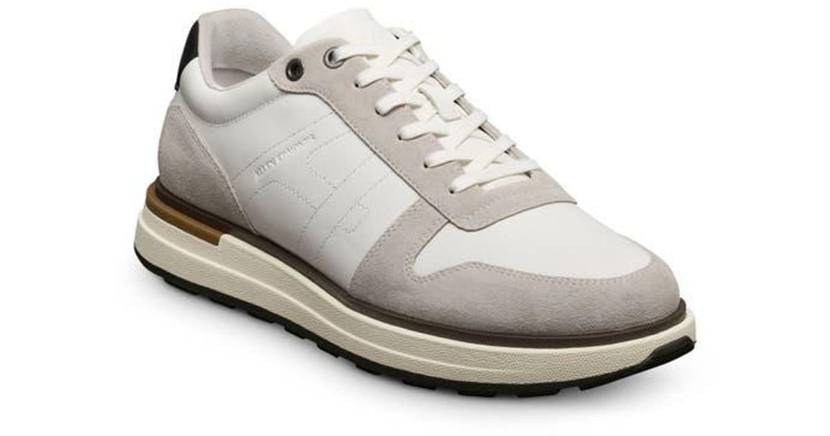 Allen Edmonds Elliot Sneaker in White for Men | Lyst
