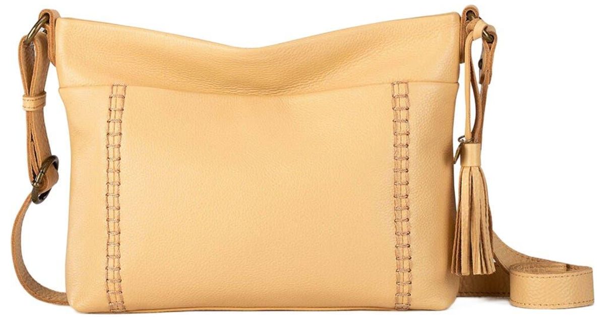 The Sak Melrose Crossbody Bag in Natural | Lyst