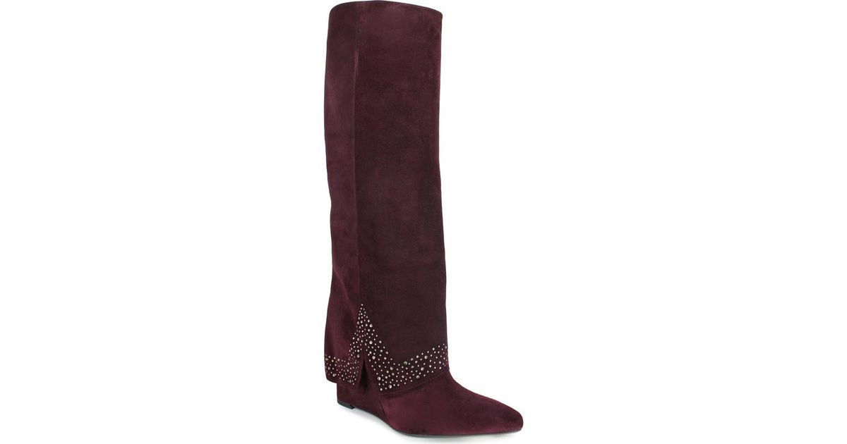 Zigi Isolde Knee High Boot in Purple | Lyst