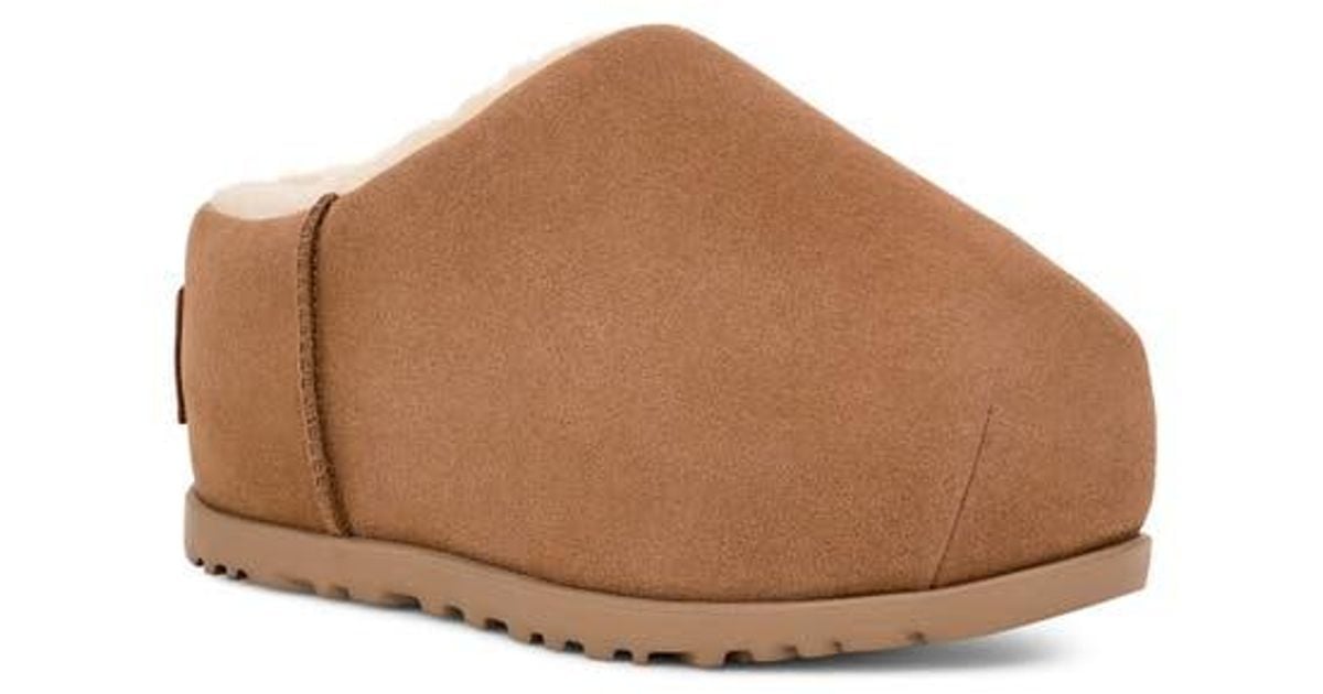 UGG Pumped Slide Slipper in Brown | Lyst