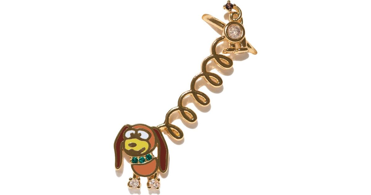 Girls Crew X Disney Pixar Toy Story Slink Dog Single Stud & Cuff ...